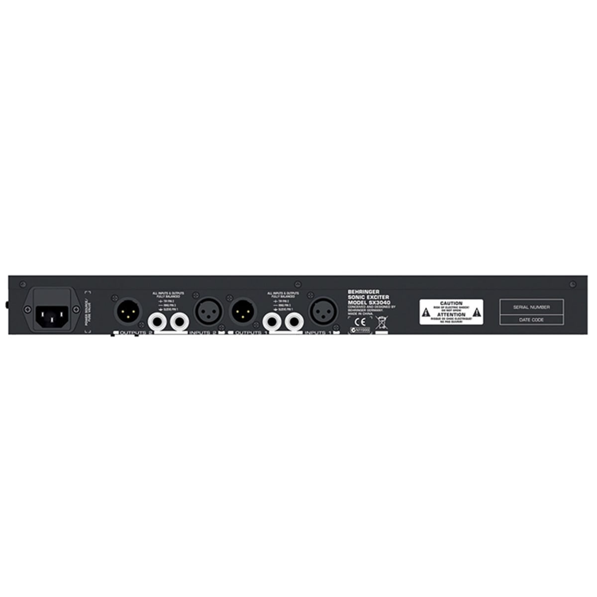 Processador SX-3040 - Behringer | Exciter | Ninja Som Grupo | BEHRINGER ...
