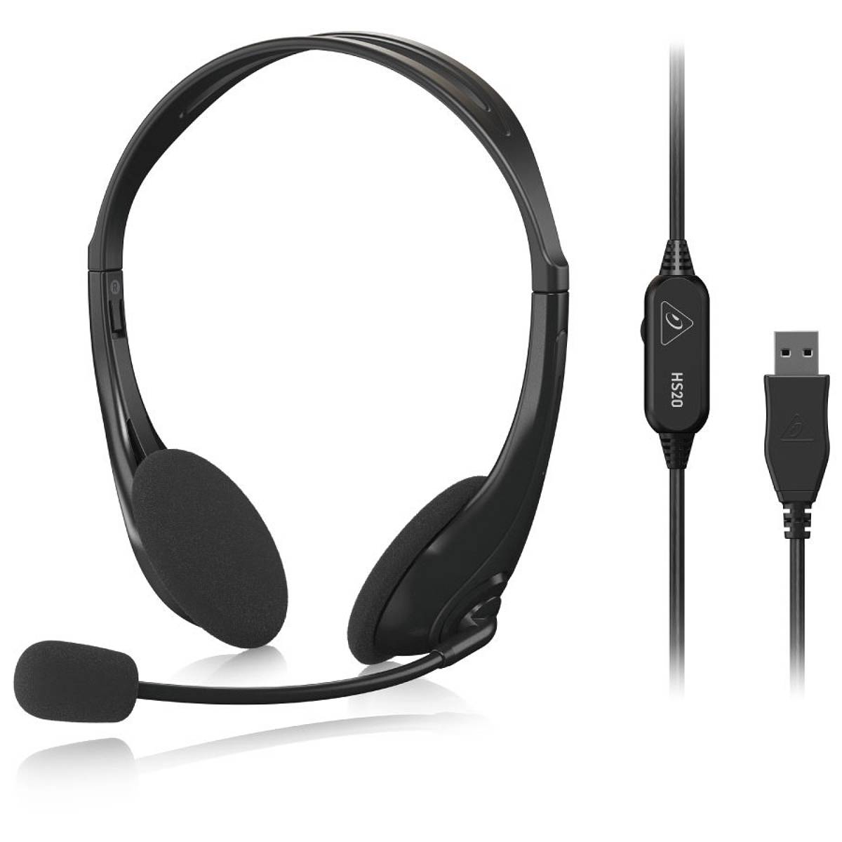 Fone de Ouvido Headset USB HS-20 - Behringer | Ninja Som Grupo - Ninja Som