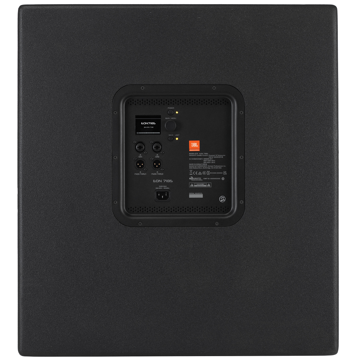 Subwoofer Ativo 18" 1500W EON-718S - JBL | Subwoofers Ativos 18 ...