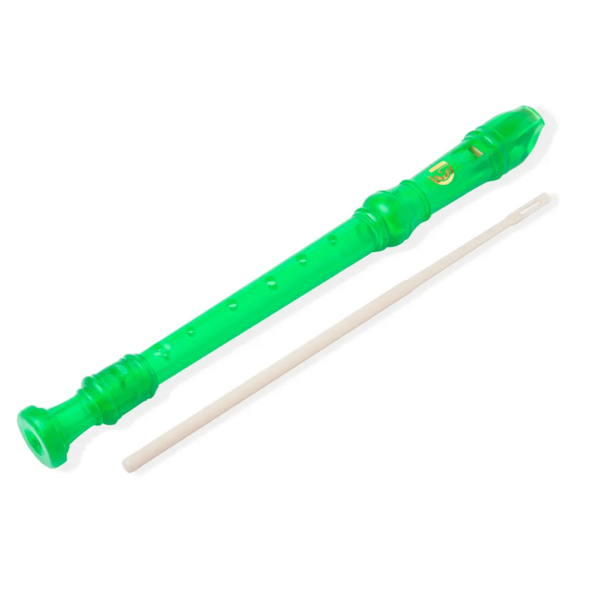 Flauta Doce Germanica Soprano Dó Verde Transparente 7653 - Dolphin ...