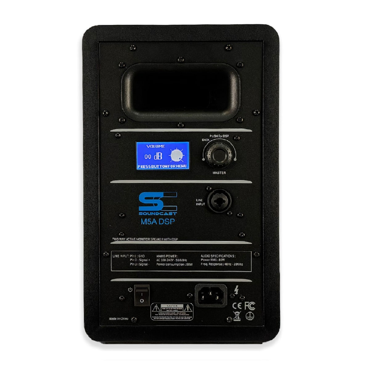 Monitor de Áudio Ativo 5" 2-Vias M-5A DSP - Soundcast | Monitores de ...