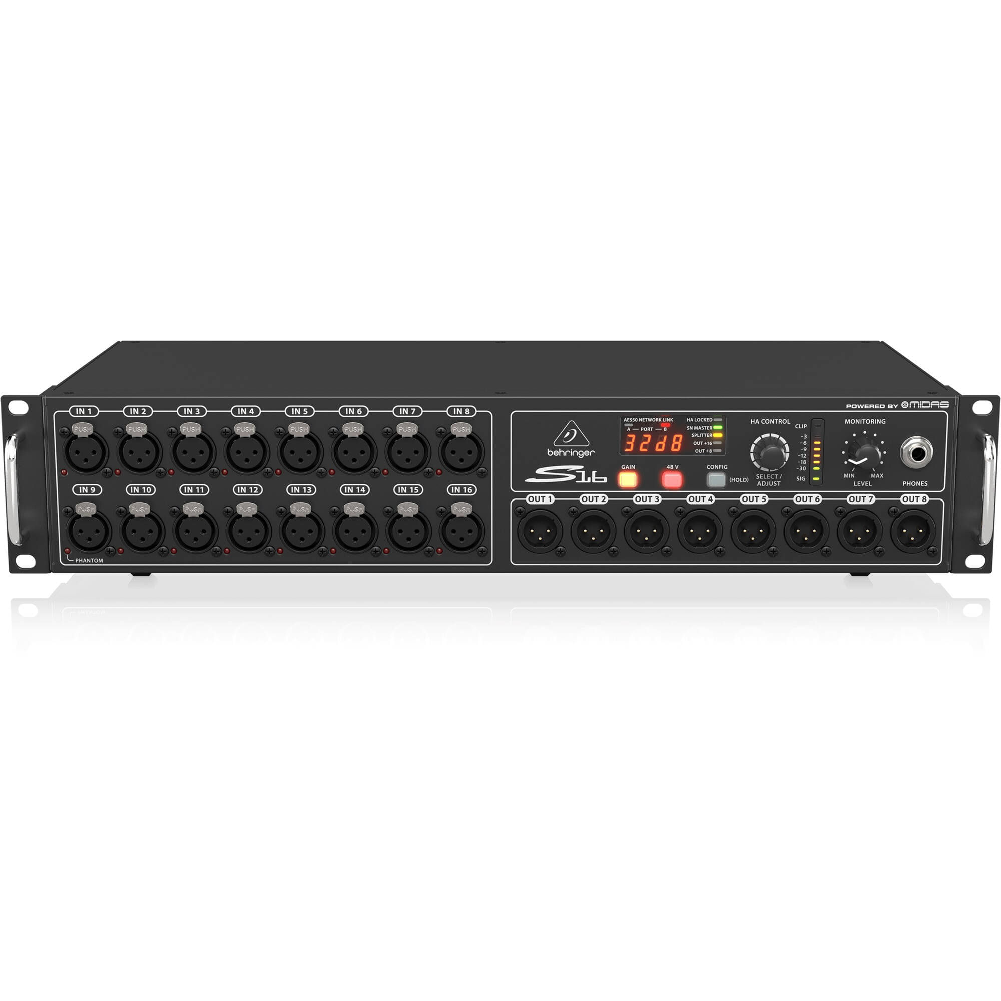 Digital Snake I/O Box 16 IN/8 OUT S-16 - Behringer | Stage Box | Ninja Som | Behringer - Ninja Som
